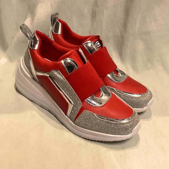 Ecko Unlimited | Shoes | Ecko Unlimited Red Wedge Sneakers Georginal ...